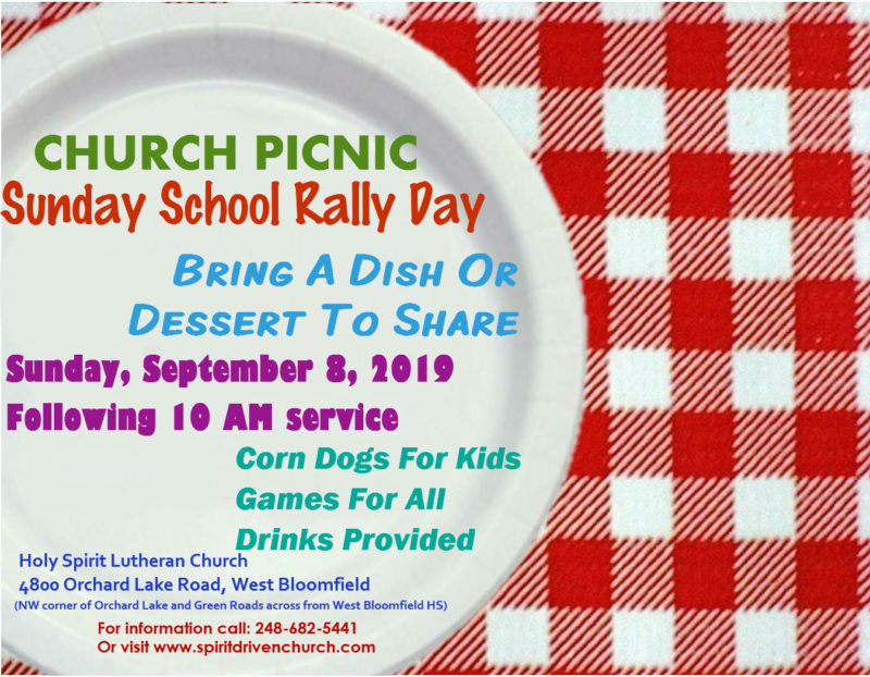 Lutheran Church Rally Sunday